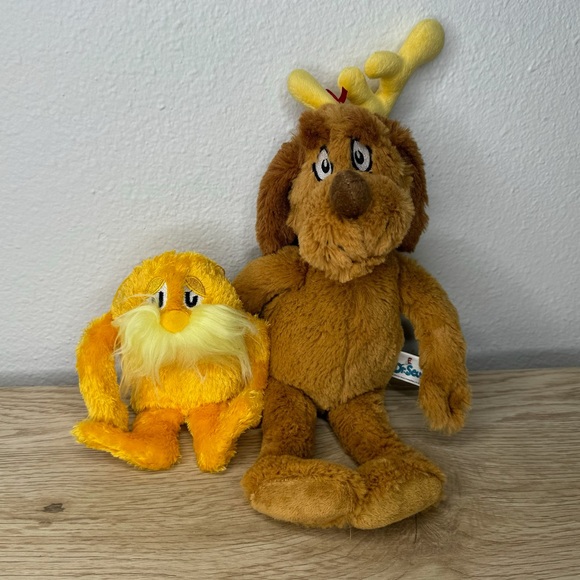 Dr. Seuss | Toys | Dr Seuss Plush Pair The Lorax 6 And How The Grinch ...